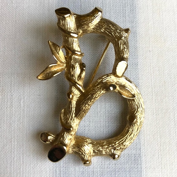 Jewelry | Letter B Pin | Poshmark